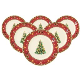 Seltmann Weiden Speiseteller Marieluise Weihnachtsnostalgie &oslash; 25 cm 6er Set
