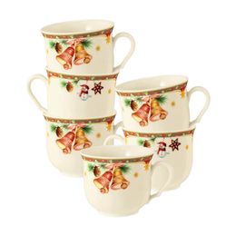 Seltmann Weiden Kaffeetassen Marieluise Weihnachtsnostalgie 230 ml 6er Set