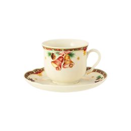 Seltmann Weiden Kaffeetasse mit Untertasse Marieluise Weihnachtsnostalgie 230 ml 2er Set