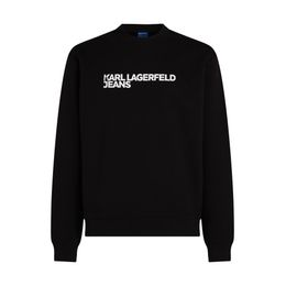 KARL LAGERFELD JEANS Sweatshirt male size M Black / White