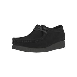 Clarks Schn&uuml;rschuh 'Wallabee' Damen Gr&ouml;&szlig;e 40 schwarz