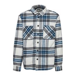 !Solid Button Up Shirt 'Aakon' male size XL Blue / White