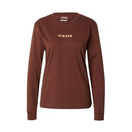 Vans Shirt 'VITALITY FIELDS' Damen Gr&ouml;&szlig;e XL schoko / gelb / offwhite