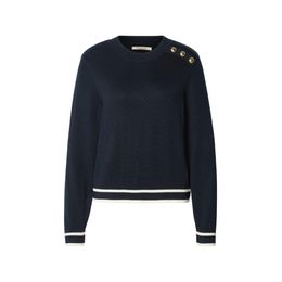 Barbour Pullover 'Avery' Damen Gr&ouml;&szlig;e S navy / gold / wei&szlig;