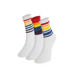Crea Socks Socken 'Hochschule' M&auml;dchen Gr&ouml;&szlig;e 39 wei&szlig;