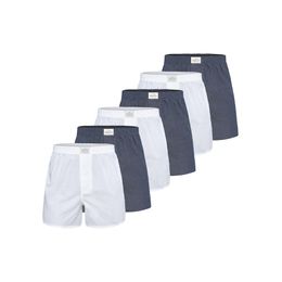 Lakeford & Sons Lakeford & Sons Boxer shorts ' American Boxershorts Herren 6-Pack in klassischen Designs ' male Blue, White size XXL
