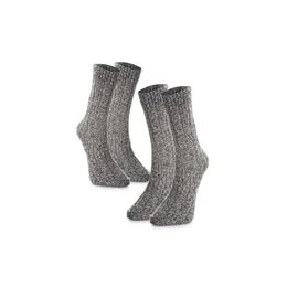 Crea Socks Socken 'Winter' Herren Gr&ouml;&szlig;e 41/46 grau