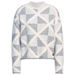 Gina Damen Strickpullover mit Karomuster