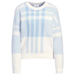 Gina Damen Strickpullover mit Karomuster