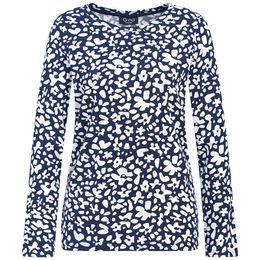 Gina Damen Langarmshirt mit Rundhalsausschnitt