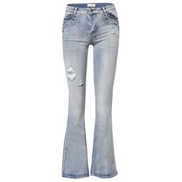 Koroshi Jeans Damen Gr&ouml;&szlig;e 29/30 hellblau