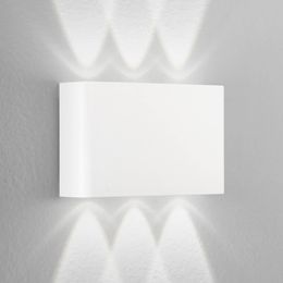 INTEC LED-Au&szlig;enwandlampe KLEIN, wei&szlig;, Breite 16 cm, Kunststoff