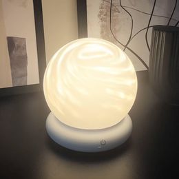 Briloner LED-Akku-Tischleuchte LUSTRO, wei&szlig;, &Oslash; 15 cm, RGBW, touchdim