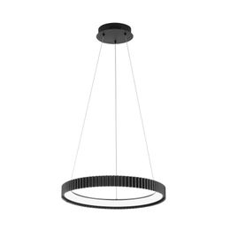 LED-Pendellampe Niike, schwarz, Ø 50 cm, Metall, CCT