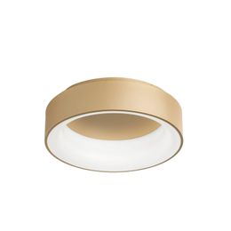 LED-Deckenlampe Noah, goldfarben, Ø 45 cm, Metall, CCT