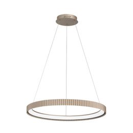 LED-Pendellampe Niike, goldfarben, Ø 70 cm, Metall, CCT