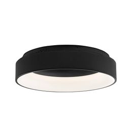 LED-Deckenlampe Noah, schwarz, Ø 60 cm, Metall, CCT