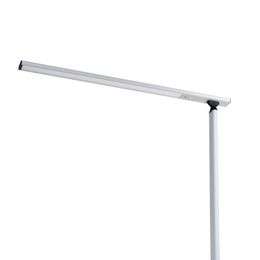 Prios Zyair LED-Büro-Stehleuchte, silber 108,4 cm