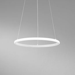LED-Pendellampe Axis, Ø 40 cm, weiß, Metall, CCT