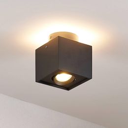 ARCCHIO Deckenlampe Walisa, 10 x 10 cm, schwarz, GU10