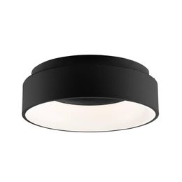 LED-Deckenlampe Noah, schwarz, Ø 45 cm, Metall, CCT