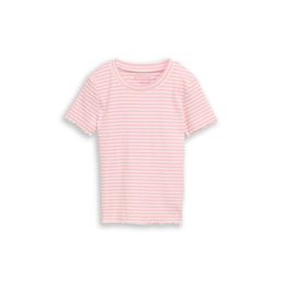 Tom Tailor T-Shirt M&auml;dchen Gr&ouml;&szlig;e 92/98 rosa / wollwei&szlig;
