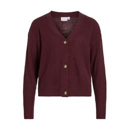 Vila Strickjacke 'VIAVELINE' Damen Gr&ouml;&szlig;e XL aubergine