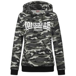 Lonsdale Sweatshirt 'CLOUGH' Damen Gr&ouml;&szlig;e S grau / anthrazit / hellgrau / schwarz