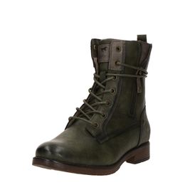 MUSTANG Lace-Up Ankle Boots female size 41 Khaki