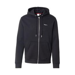 Pepe Jeans Zip-Up Hoodie 'Griffin' male Black size XXL