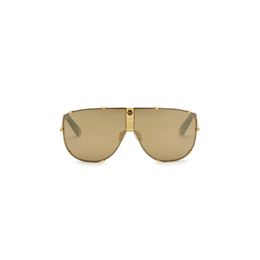 Sonnenbrille Philipp Plein "Mit Nietenverzierungen", Damen, 16, gold, Sonnenbrillen Sonnenbrille