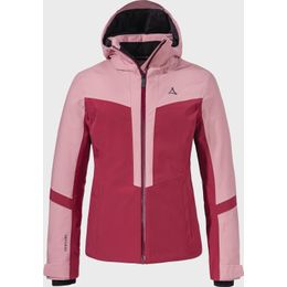 Schöffel Outdoorjacke SCHÖFFEL "Ski Jacket Kanzelwand L", Damen, Gr. 40, pink (3465, pink), Oberstoff : 100% Polyester (Membran: Polyurethan) Futter : 100% Polyester Futter Seitenteile: 84% Nylon 16% Elasthan Wattierung : 100% Polyester, regular fit, hoch geschlossener Ausschnitt, Jacken Outdoorjacke