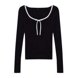 Trendyol Pullover Damen Gr&ouml;&szlig;e L schwarz / wei&szlig;