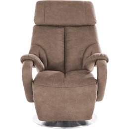 Sit & More TV-Sessel SIT & MORE "Invito", braun (latte), B:80cm H:113cm T:80cm, Luxus-Kunstleder;NaturLEDER (echtes Rindsleder);Luxus-Microfaser (100% Polyester), Sessel, Fernsehsessel, in Gr&ouml;&szlig;e M, wahlweise mit Motor und Aufstehhilfe