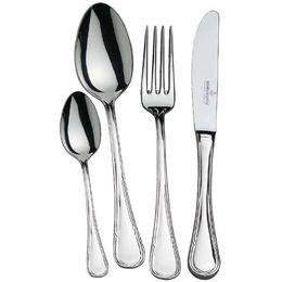 Besteck-Set "Ligato", silber (silberfarben), 24 Stk., Chromnickelstahl 18/10, PICARD & WIELP&Uuml;TZ SOLINGEN, Essbesteck-Sets, Made in Germany