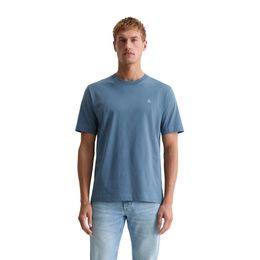 Marc O'Polo T-Shirt MARC O'POLO, Herren, Gr. L, stormy blau, Jersey, Obermaterial: 100% Baumwolle, Rundhals, Shirts T-Shirt