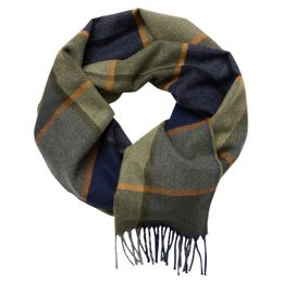 Schal Casamoda "Casamoda Schal kariert", Damen, gr&uuml;n, 45% Polyester, 20% Polyamid, 20% Polyacryl, 15% Wolle, Modet&uuml;cher Schal