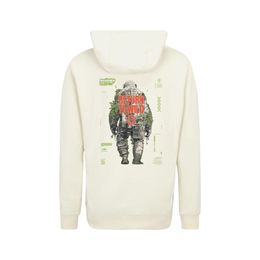 Oldskull Zip-Up Hoodie 'Wrldvibe Urban Jungle Graphic' male White size S