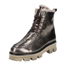 Paul Green Damen Schn&uuml;rstiefelette "Paul Green Stiefelette Leder", Gr. 39erde, Leder, Schuhe