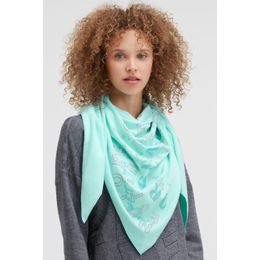 Dreieckstuch SOCCX, Damen, icy sea, Material: 53% Viskose, 43% Polyester, 4% Elasthan, Modetücher