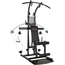 Kraftstation Finnlo BY HAMMER "Bio Force", schwarz (schwarz, anthrazit), KraftstationenB:165cm H:208cm L:125cm, multifunktionale Fitnessstation, max. Trainingsgewicht 110 kg, B:165cm H:208cm L:125cm