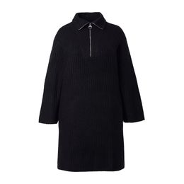 Ulla Popken Knitted dress female Black size 62-64