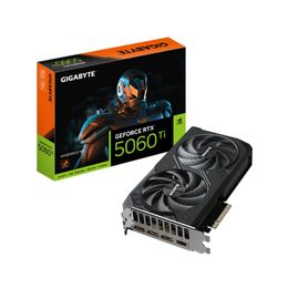 Gigabyte Grafikkarte "GeForce RTX 5060 Ti WINDFORCE 16G Grafikkarte &ndash; 16 GB GDDR7, 128 Bit", ohne farbbezeichnung, Grafikkarten