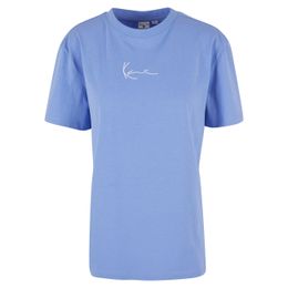 T-Shirt Karl Kani "Karl Kani Damen KW241-027-2 Small Signature Star Os Tee", Damen, Gr. M, lila, 100% Baumwolle, unifarben, normal, Rundhals, Shirts T-Shirt