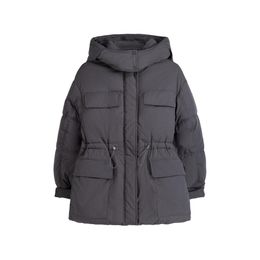 Bershka Jacke Damen Gr&ouml;&szlig;e S grau Winterjacke