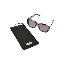 Sonnenbrille Urban Classics "Urban Classics Unisex 113 Sunglasses UC", Damen, grau leo, schwarz, Sonnenbrillen Sonnenbrille