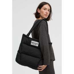 Beuteltasche SENSES.THE LABEL, Damen, Gr. B/H/T: 40cm x 45cm x 10cm, schwarz, Polyester, unifarben, Taschen Beuteltasche