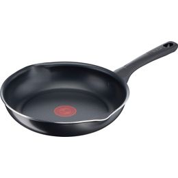 Bratpfanne Tefal "Day by Day", schwarz, B:25,4cm H:7,3cm L:43,1cm Ø:24cm, Pfannen, Bratpfanne, Antihaftversiegelung, Thermo-Spot Temperaturanzeiger, Made In France
