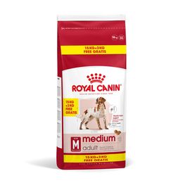 Royal Canin MEDIUM Adult Trockenfutter für mittelgroße Hunde 15kg + 3kg