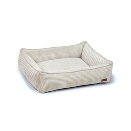 Designed by Lotte Hundebett Cord Ribbed hellgrau 80x70x22cm